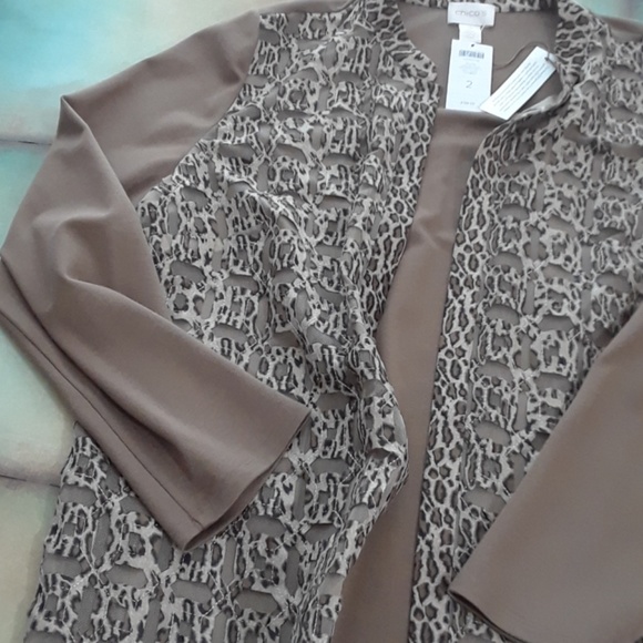 Chico's | Sweaters | Chicos Animal Leopard Print Open Duster Cardigan ...